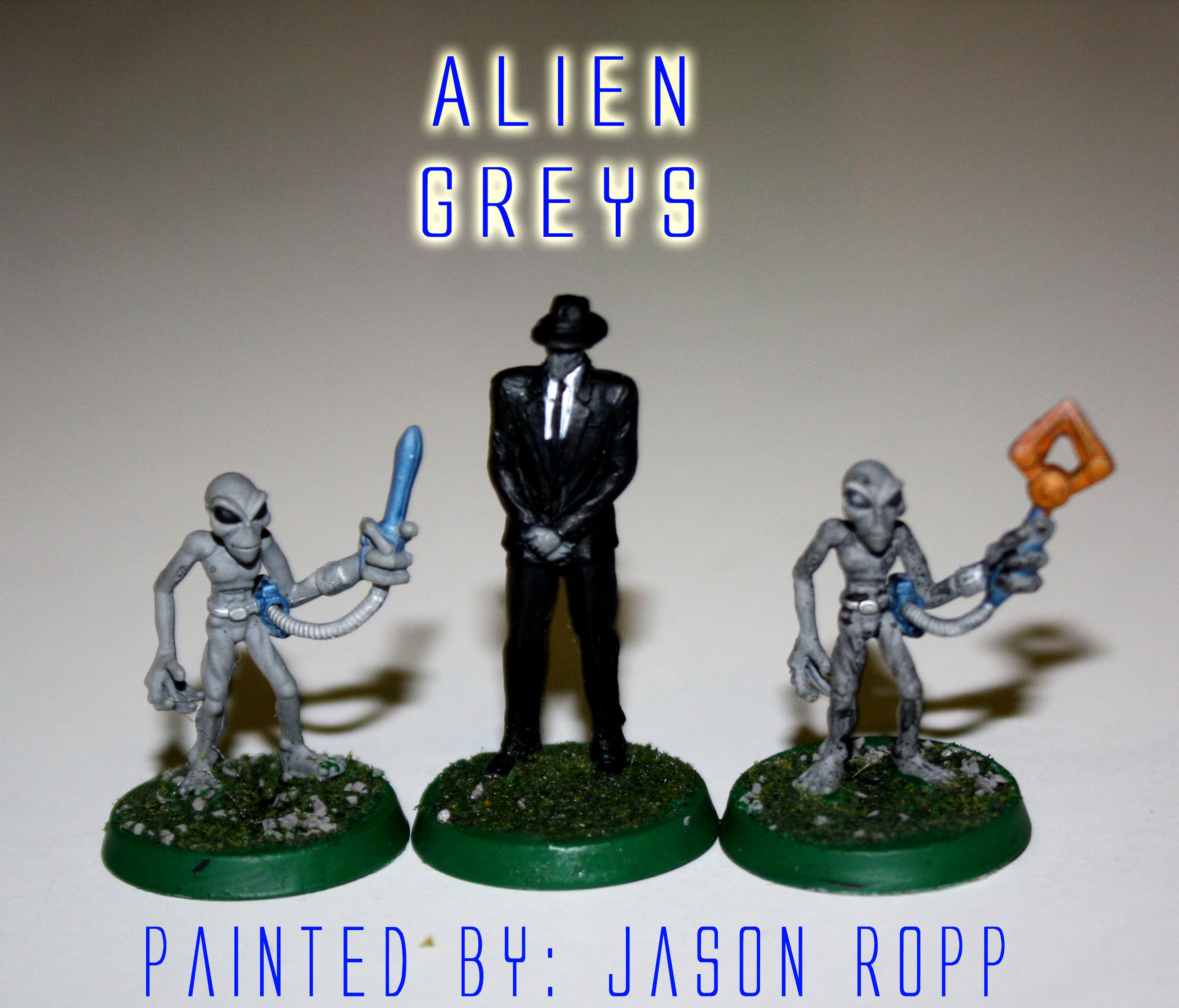 28mm, Alien, Aliens, Avp, Greys, Men In Black, Probe, Wargame - greys - Gallery - DakkaDakka